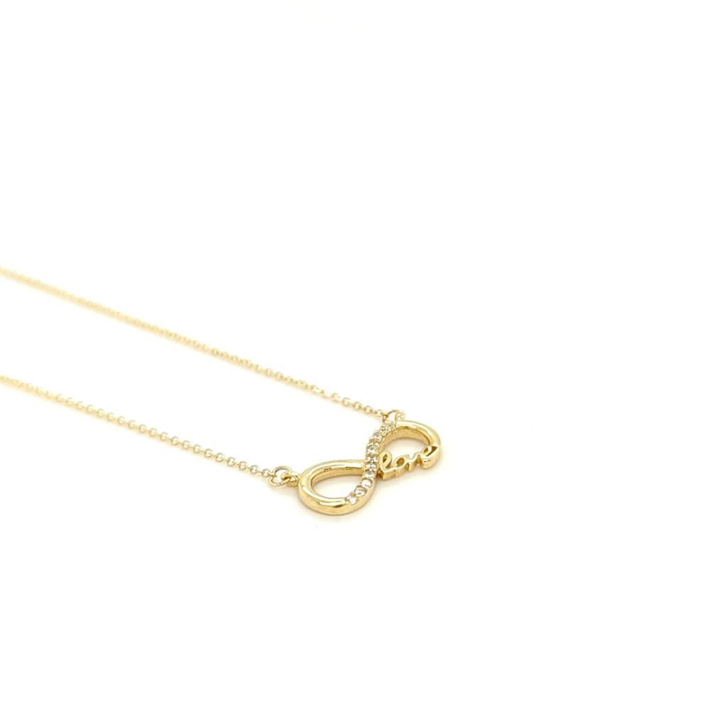 Women's necklace, gold K9 (375°), infinity - ΔΡΑΝΔΑΚΗΣ - ΚΟΣΜΗΜΑ, ΡΟΛΟΙ ...